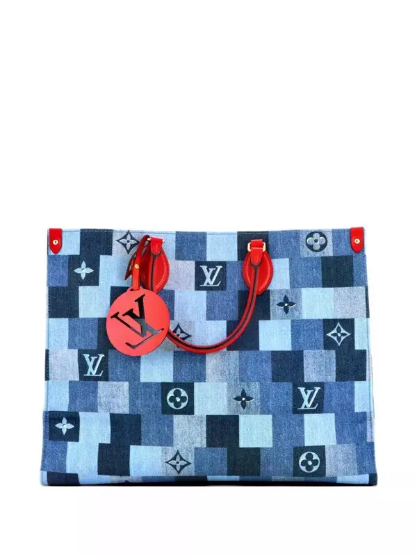 LOUIS VUITTON Onthego Gm Tote Bag - Blue