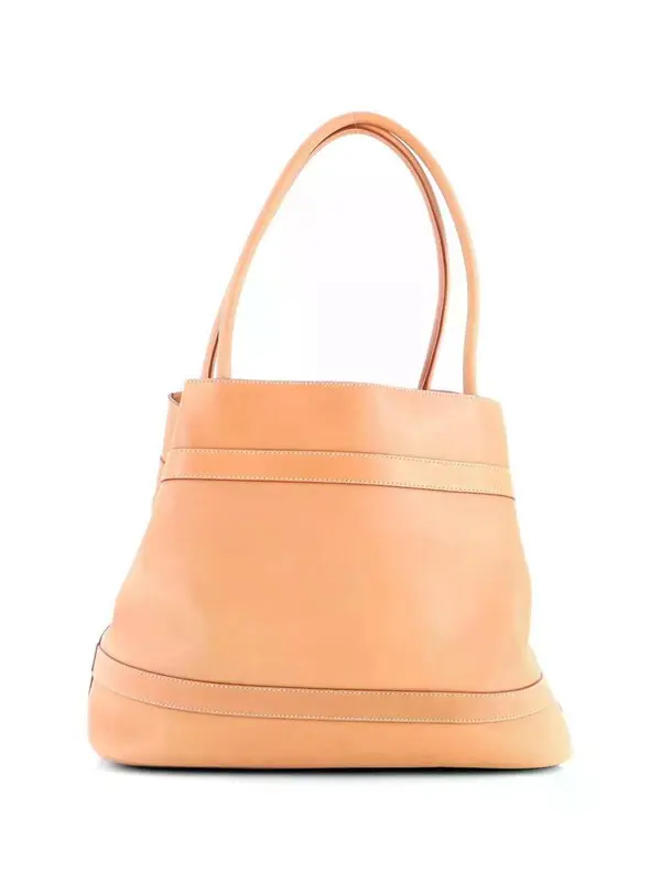 Saint Laurent Rive Gauche Leather Large Tote Bag