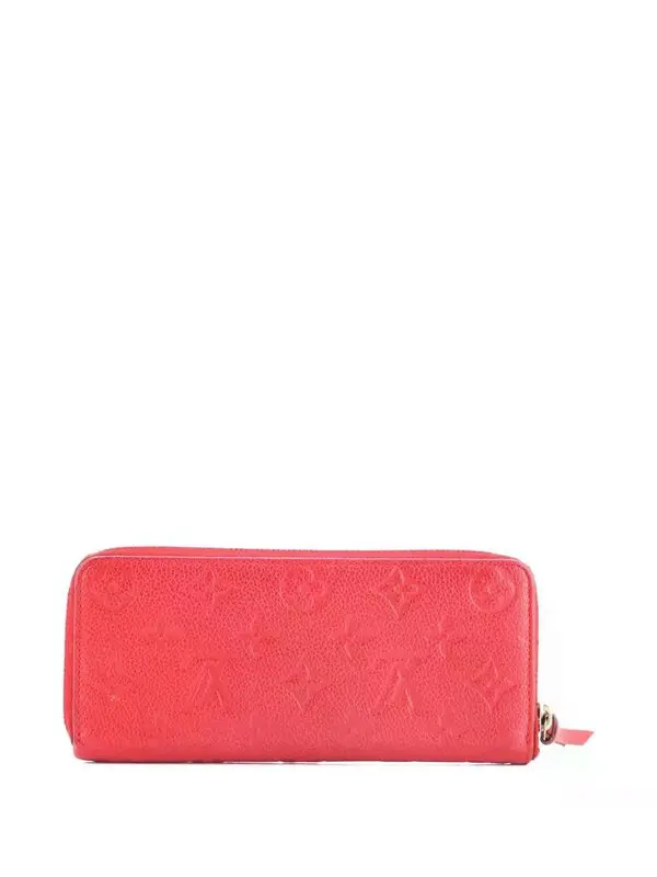 LOUIS VUITTON Zippy Wallet Monogram Empreinte Leather Small Wallets