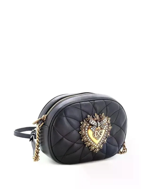 Dolce & Gabbana Devotion Camera Bag Quilted Leather