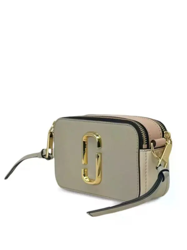 Marc Jacobs Colorblock Chain Snapshot Shoulder Bag - Neutrals