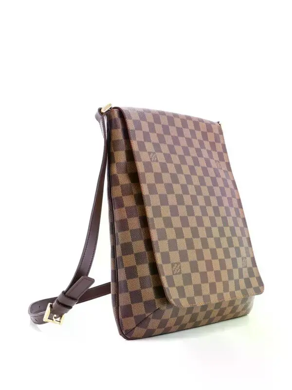 LOUIS VUITTON Musette Gm Crossbody Bag Damier - Brown