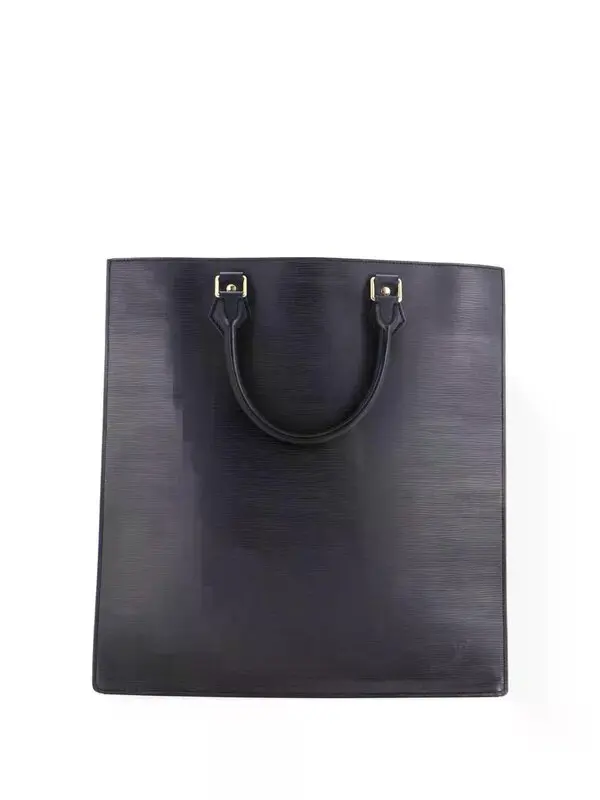 LOUIS VUITTON Sac Plat Gm Epi Leather Tote Bag - Black