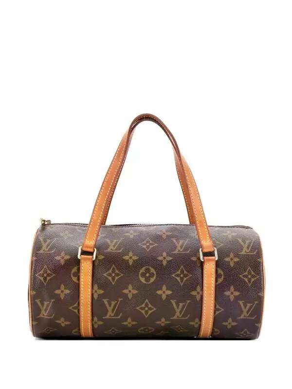 LOUIS VUITTON Papillon 26 Monogram Canvas Satchel - Brown