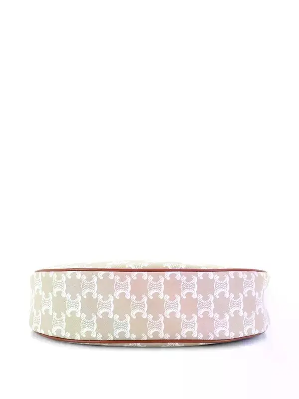 Celine Ava Triomphe Bag In Coated Canvas