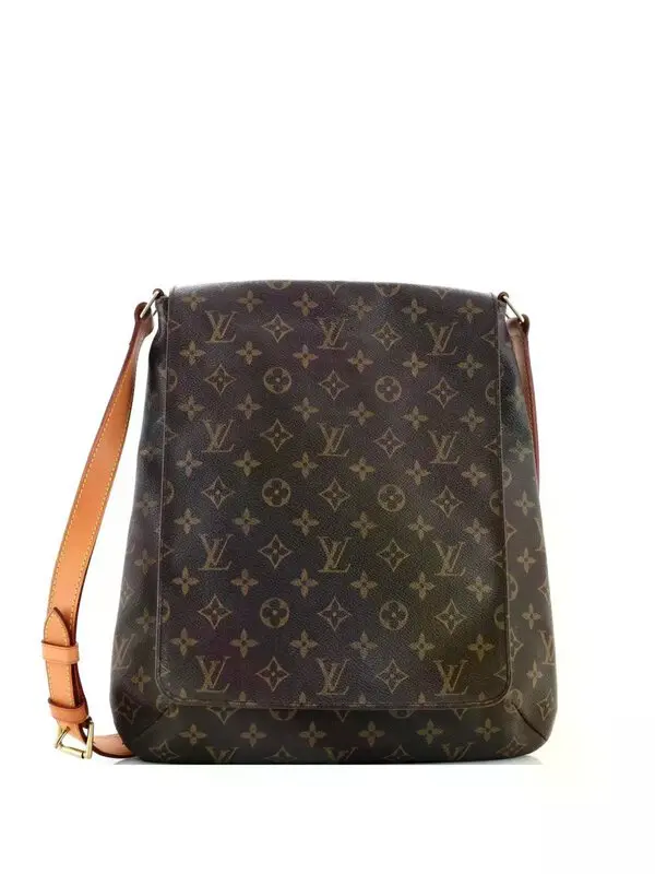 LOUIS VUITTON Musette Salsa Gm Monogram Canvas Handbag - Brown