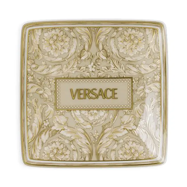 Versace Barocco Beige Canape Dish - Light Beige