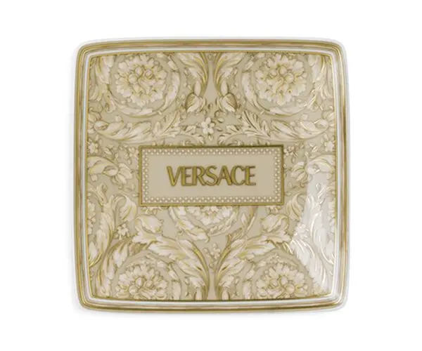 Versace Barocco Beige Canape Dish - Light Beige