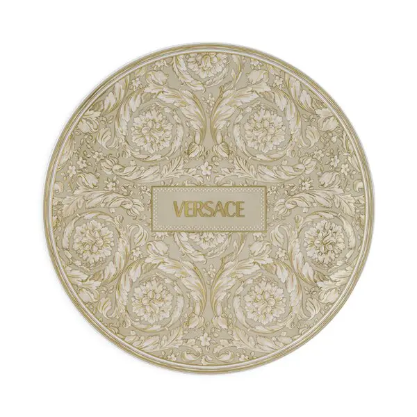 Versace Barocco Beige Service Plate - Light Beige