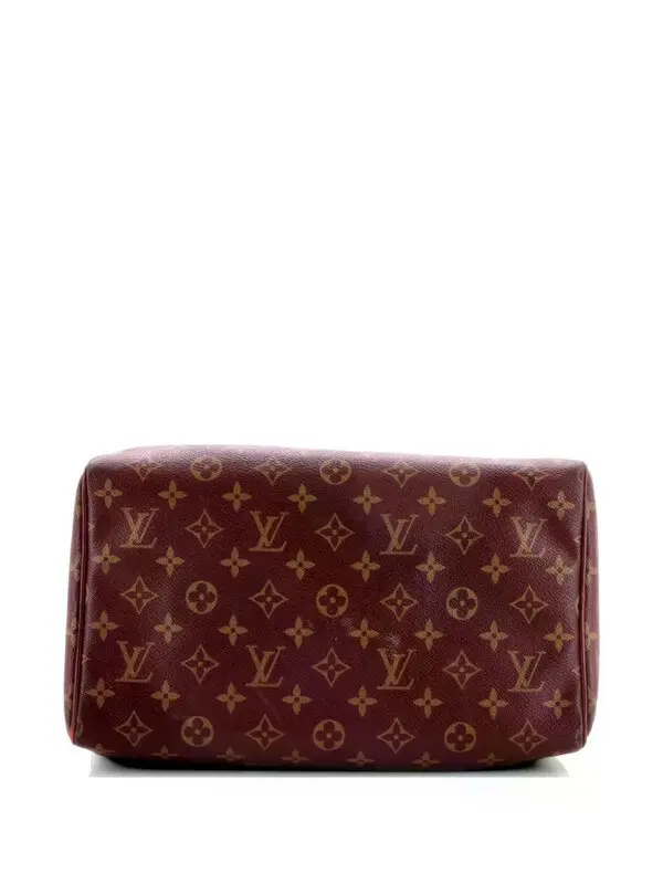 LOUIS VUITTON Speedy Handbag Limited Edition Monogram Mirage 30 Satchel