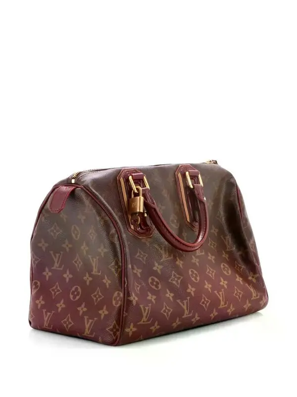 LOUIS VUITTON Speedy Handbag Limited Edition Monogram Mirage 30 Satchel