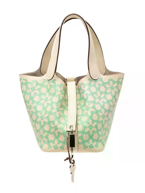 Hermès 2022 Micro Swift Lucky Daisy Picotin Lock 14 Handbag