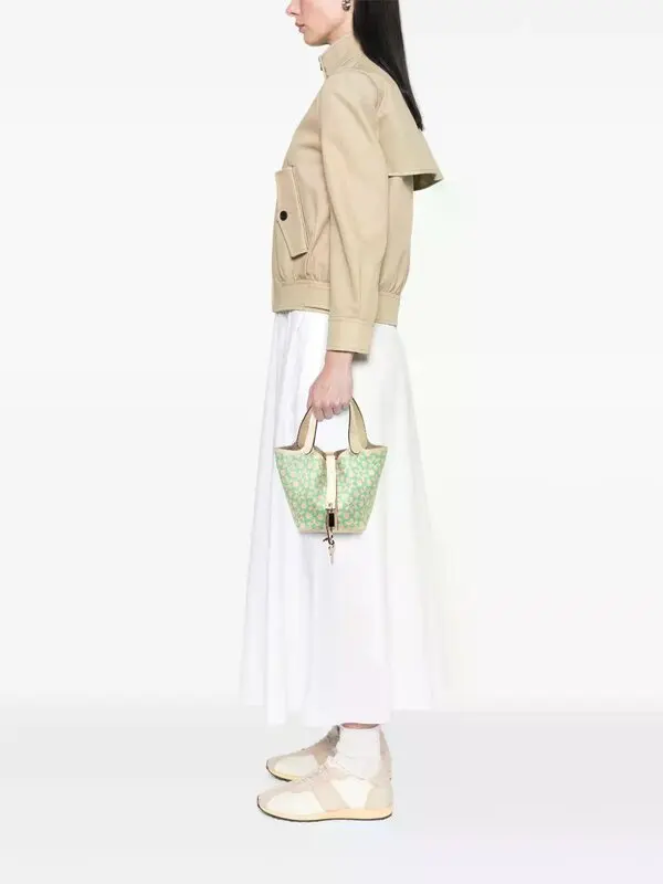 Hermès 2022 Micro Swift Lucky Daisy Picotin Lock 14 Handbag