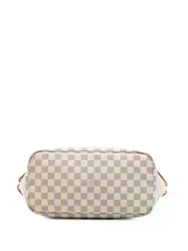 LOUIS VUITTON Damier Azur Neverfull Mm Tote Bag