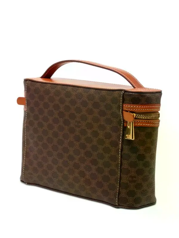 Celine Macadam Coated Canvas Vanity Bag