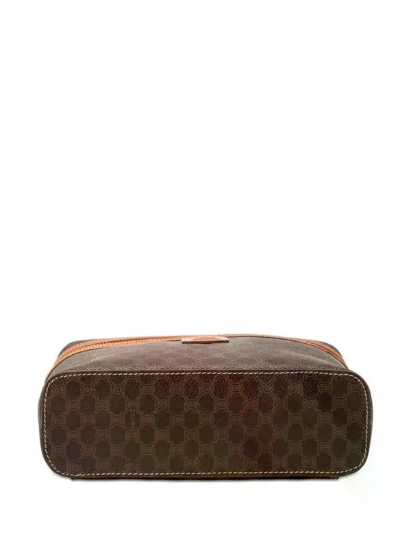 Celine Macadam Coated Canvas Vanity Bag