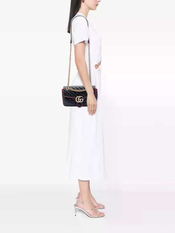 Gucci Gg Marmont Shoulder Bag - Black