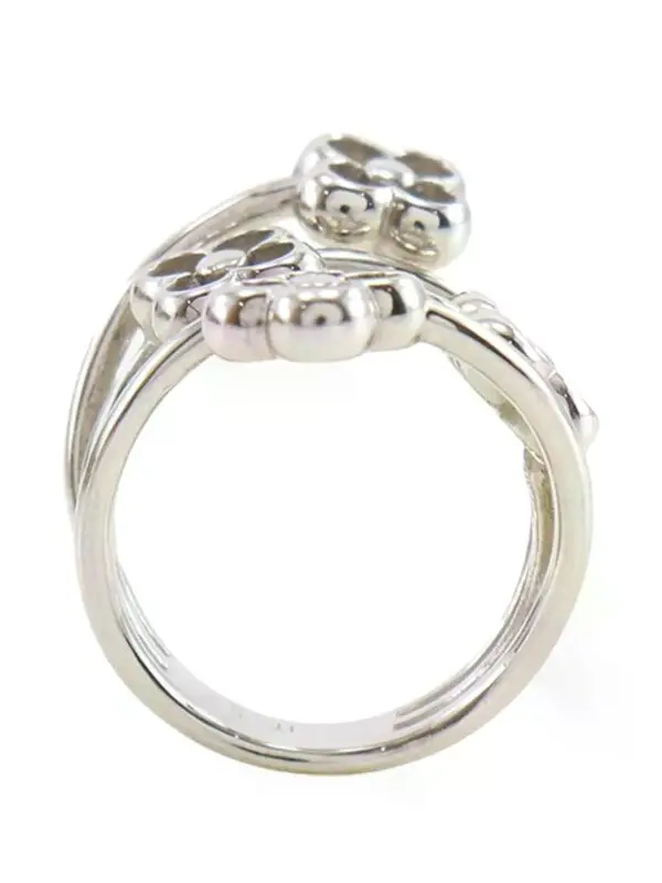 LOUIS VUITTON Brass Flower Full Ring