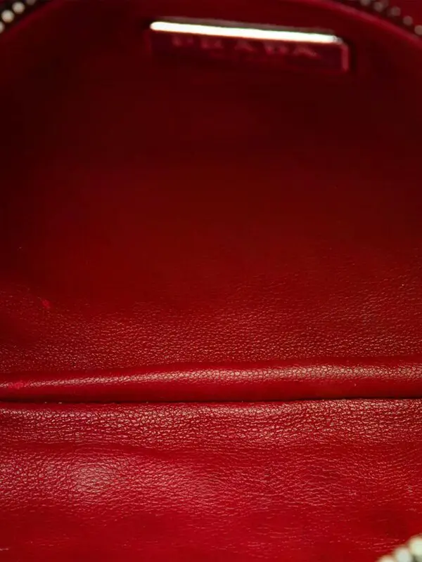 Prada Studded Leather Clutch Bag