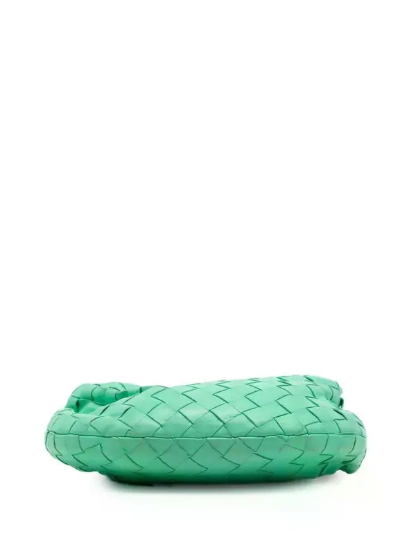 Bottega Veneta Mini Nappa Intrecciato Jodie Hobo Bag - Green
