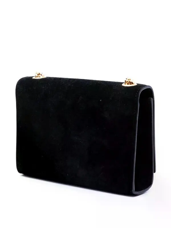 Saint Laurent Suede Monogram Kate Tassel Crossbody Bag