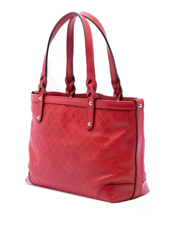 Gucci Small Diamante Leather Craft Tote Bag