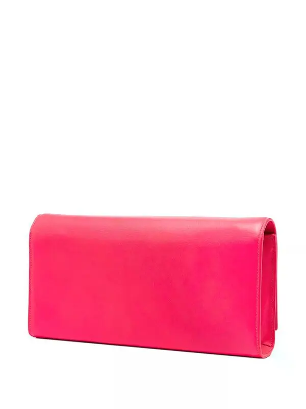 Saint Laurent Smooth Calfskin Monogram Cassandre Clutch Bag