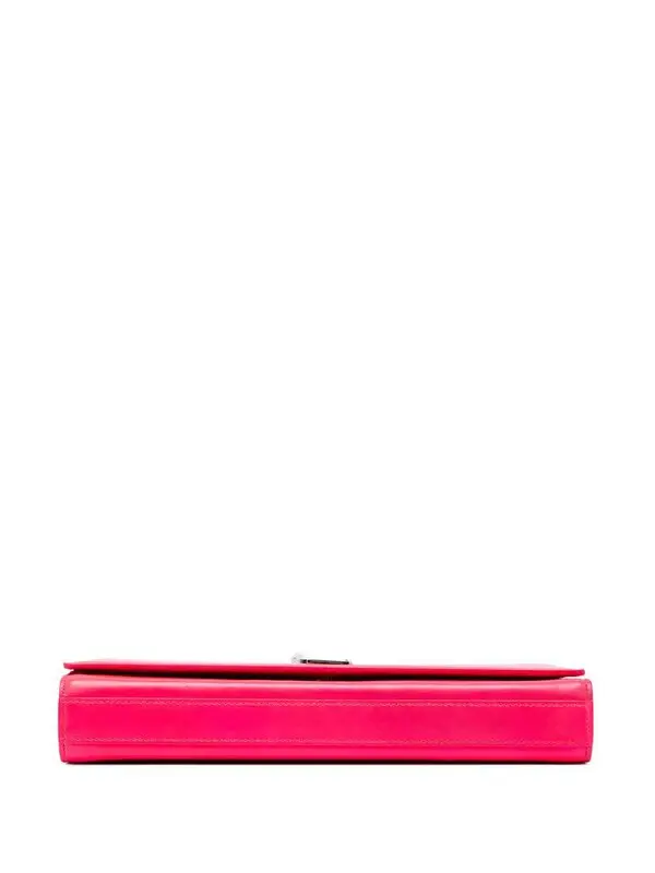 Saint Laurent Smooth Calfskin Monogram Cassandre Clutch Bag