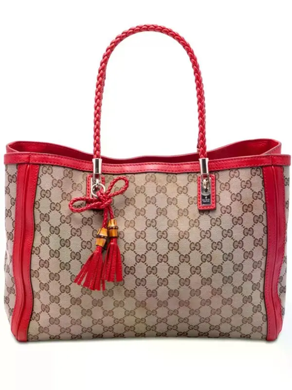 Gucci Medium Gg Canvas Bella Tote Bag