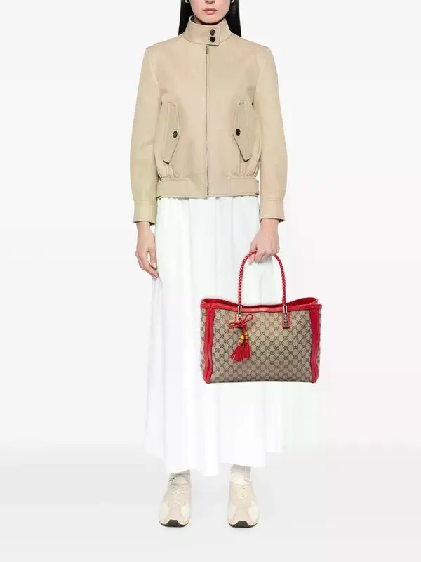 Gucci Medium Gg Canvas Bella Tote Bag