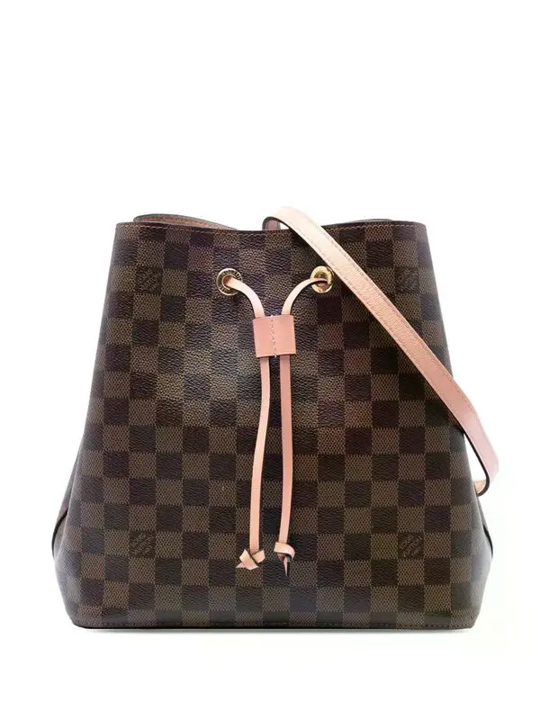 LOUIS VUITTON Damier Ebene Neonoe Mm Bucket Bag - Brown