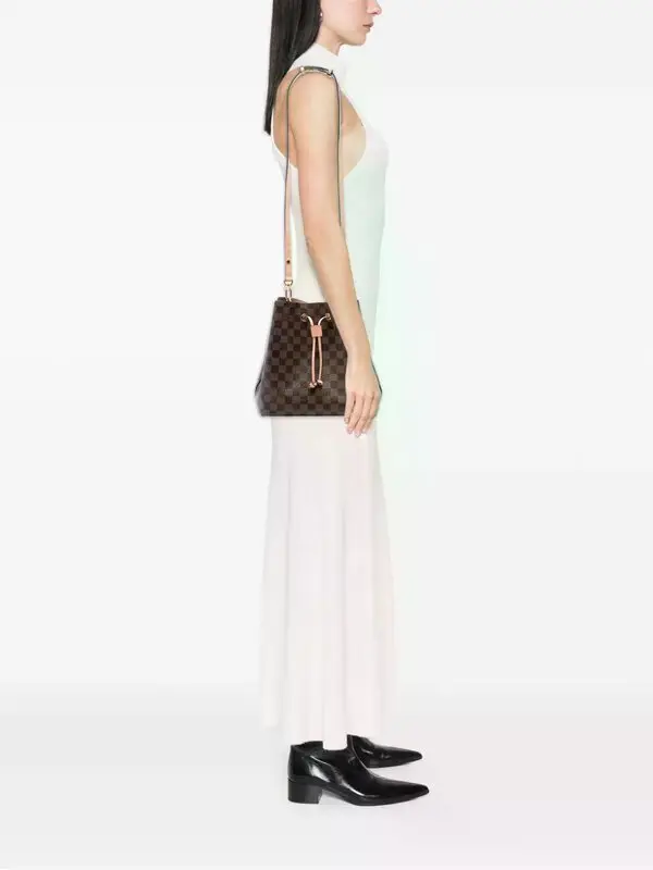 LOUIS VUITTON Damier Ebene Neonoe Mm Bucket Bag - Brown