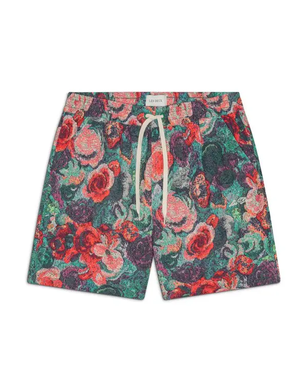 LES DEUX Bouquet Allover Print Swim Shorts