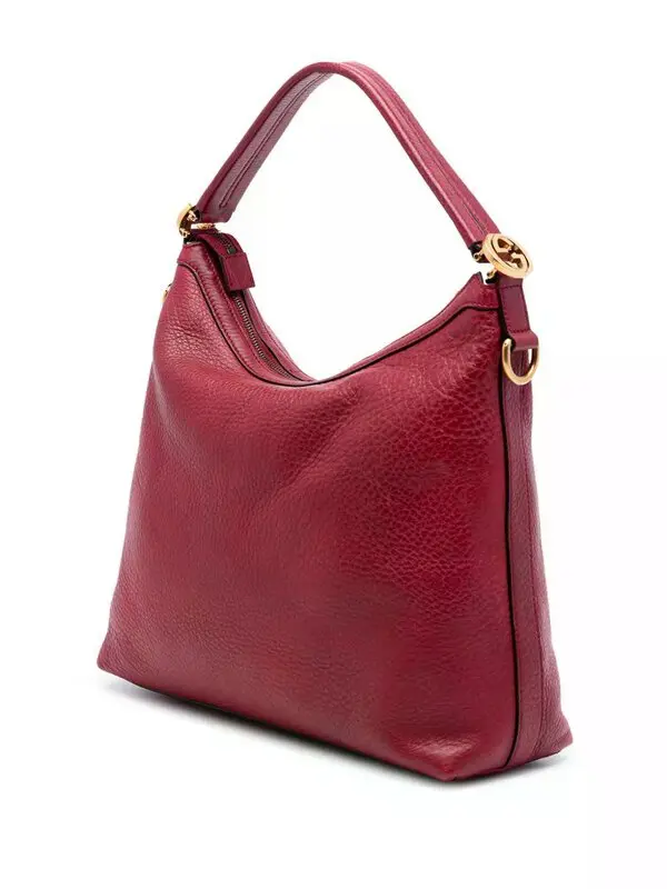 Gucci Grained Calfskin Miss Gg Satchel - Red