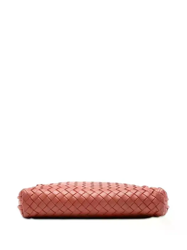 Bottega Veneta Nappa Intrecciato Nodini Crossbody Bag - Red