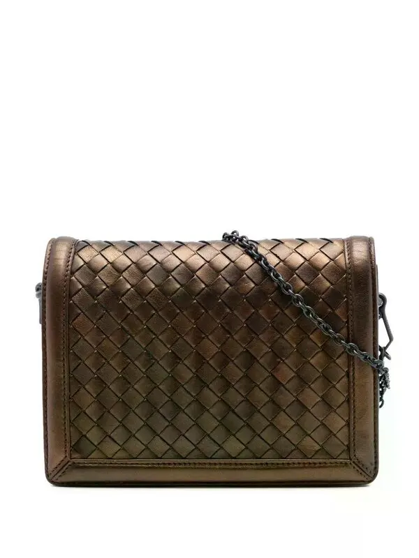 Bottega Veneta Montebello Crossbody Bag - Brown