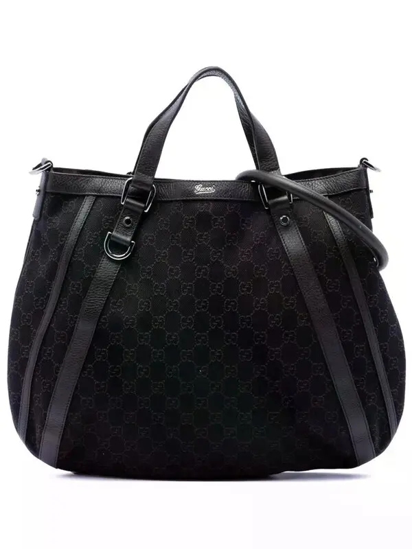 Gucci Gg Denim Abbey D Ring Satchel