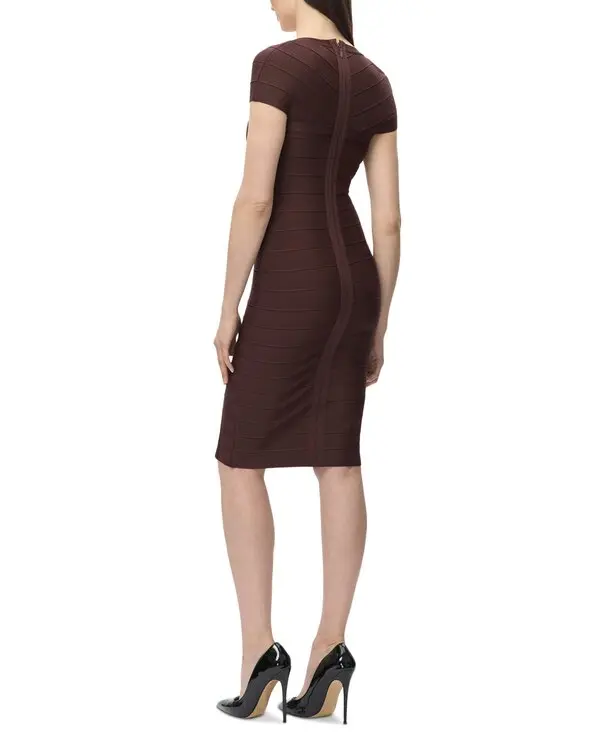 Herve Leger The Premiere Dress - Walnut
