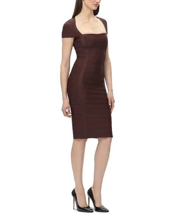 Herve Leger The Premiere Dress - Walnut