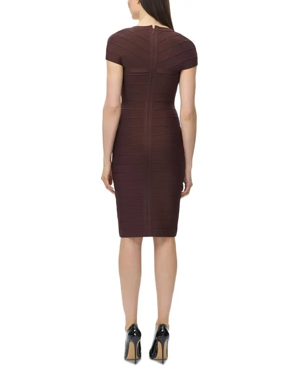 Herve Leger The Premiere Dress - Walnut