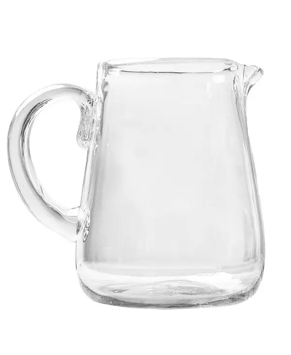 VERVE CULTURE Handblown Glass Pitcher - Clear