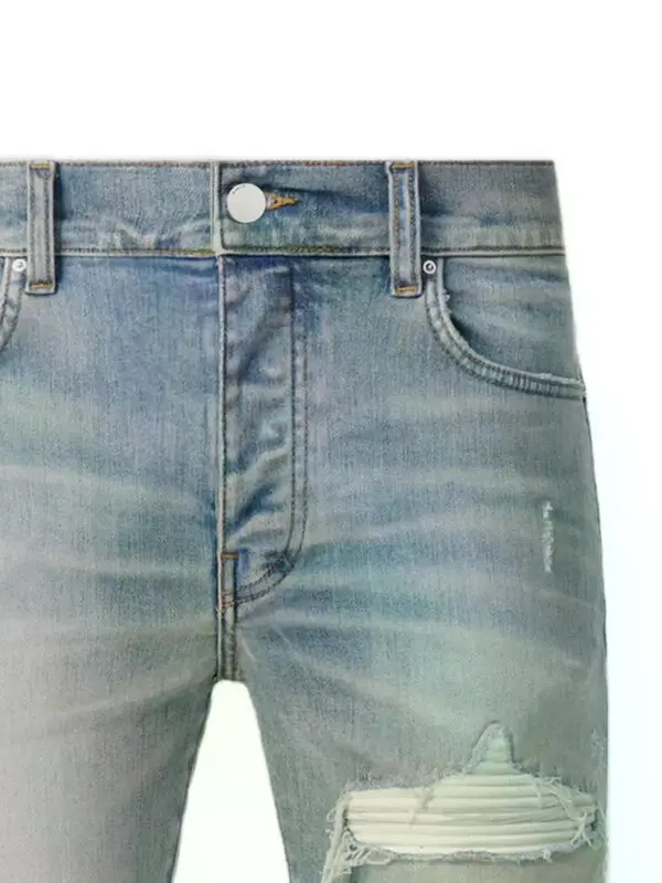 Amiri Mx1 Ultrasuede Skinny Jeans