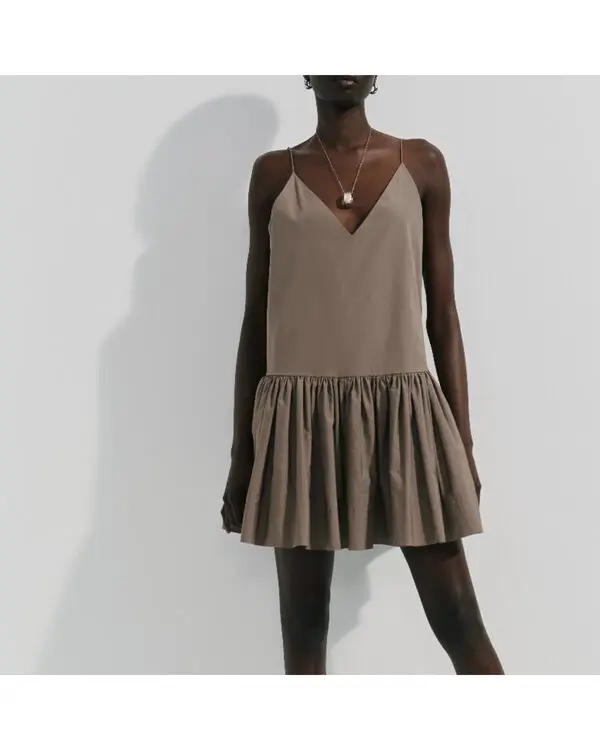 SAINT ART Remi Poplin Dress