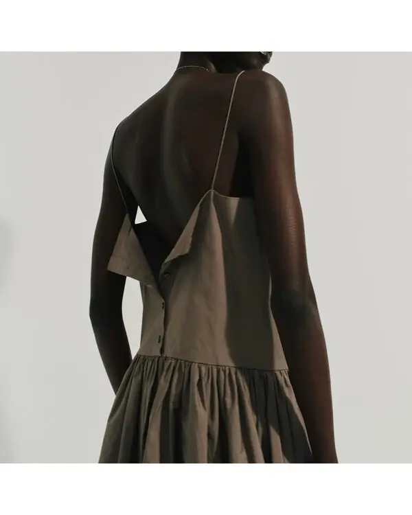 SAINT ART Remi Poplin Dress