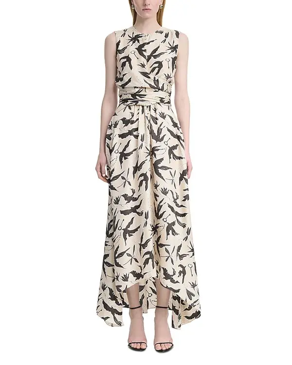 Altuzarra Penny Printed Maxi Dress - Tapioca Bird