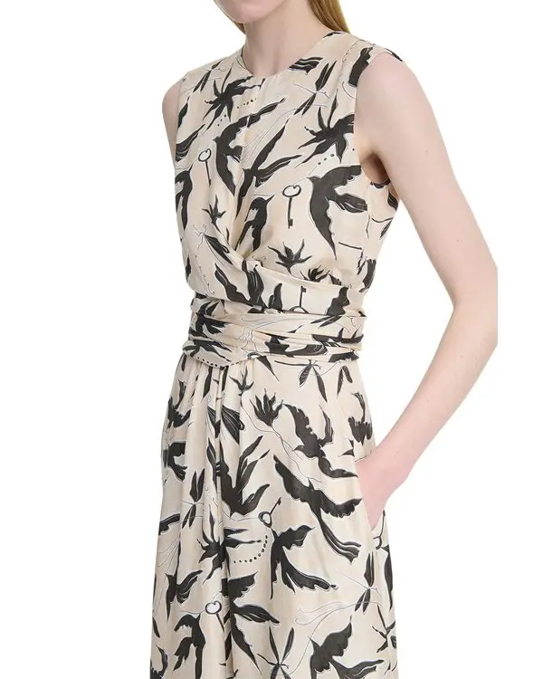 Altuzarra Penny Printed Maxi Dress - Tapioca Bird