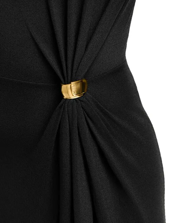 Altuzarra Tingley Dress With Gold-tone Hardware - Black