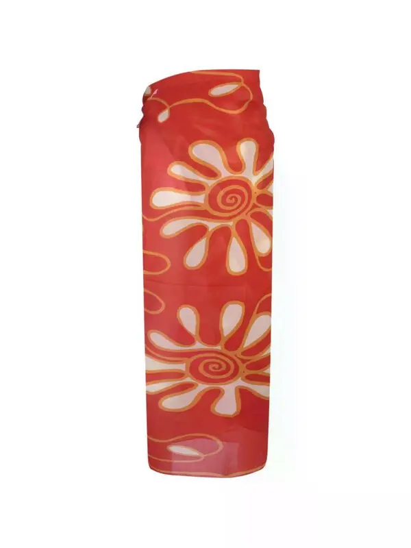 CALA DE LA CRUZ Floral Print Sarong