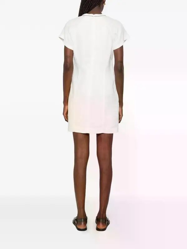 Brunello Cucinelli Monili Trim Mini Dress