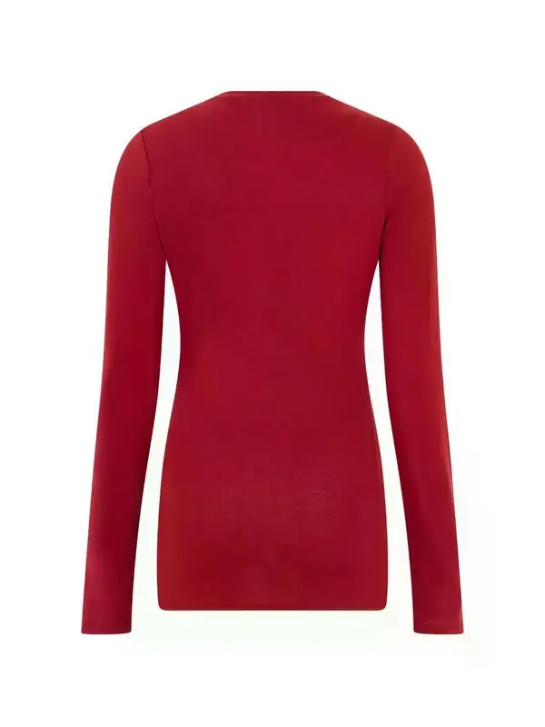 LUDOVIC DE SAINT SERNIN Logo Embellished Long Sleeve T-shirt